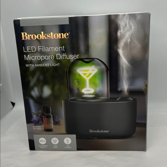 Brookstone | Other | Brookstone Led Filament Micropore Diffuser With ...